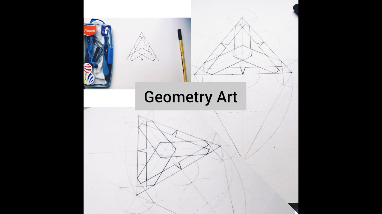 VERY EASY GEOMETRY DESIGN FOR BEGINNERS | EASY ART 2020 | EASY GEOMETRY ...