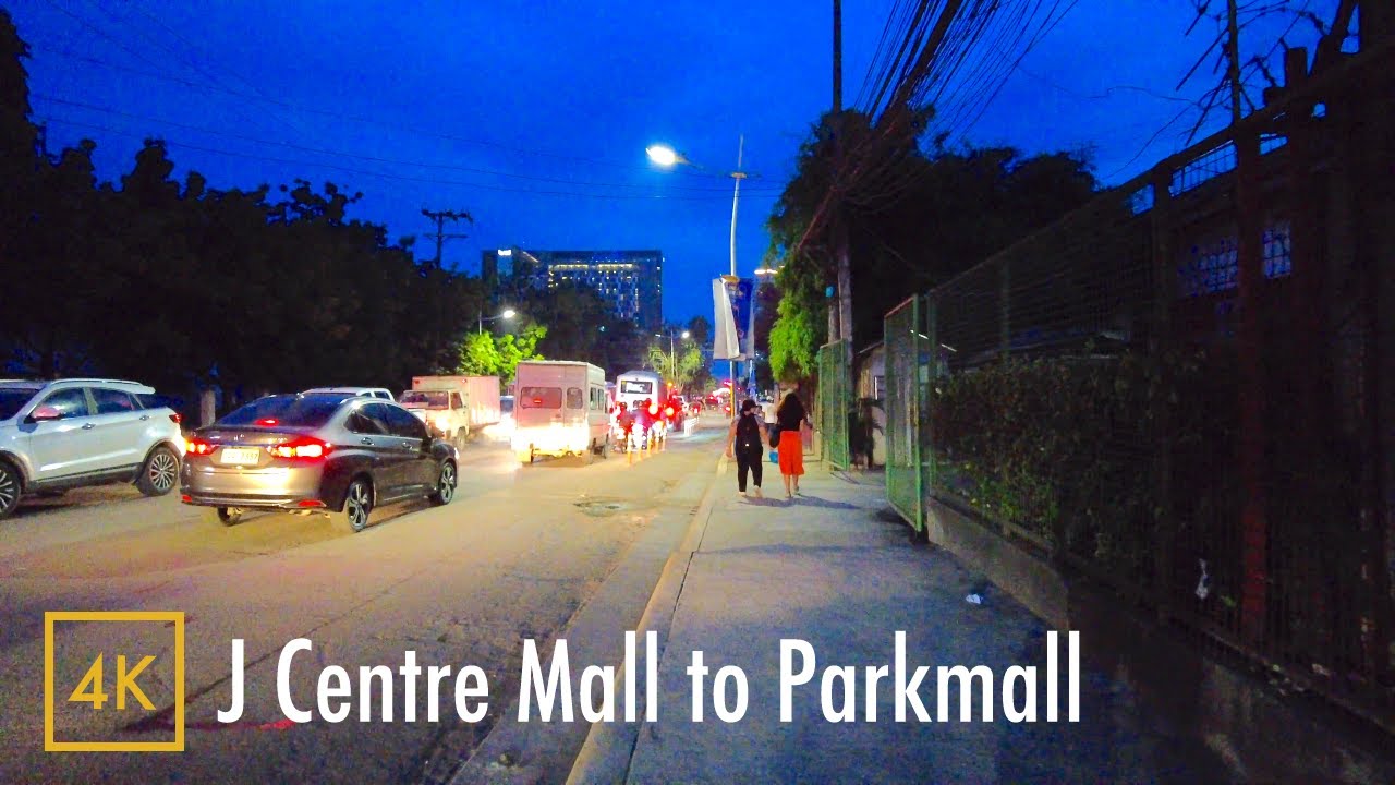 J Centre Mall to Parkmall, Cebu, Philippines【4K】 - YouTube