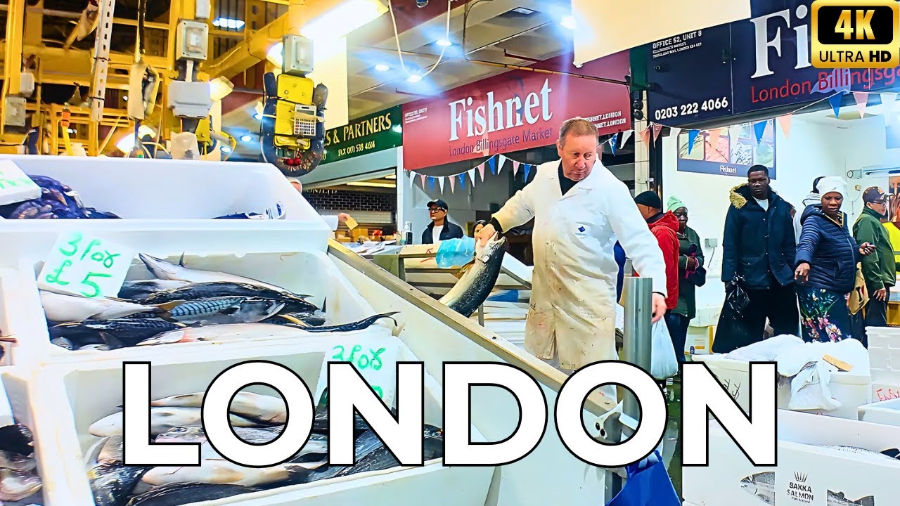 Billingsgate: Exploring the UK’s Largest Fish Market! | London Walking ...