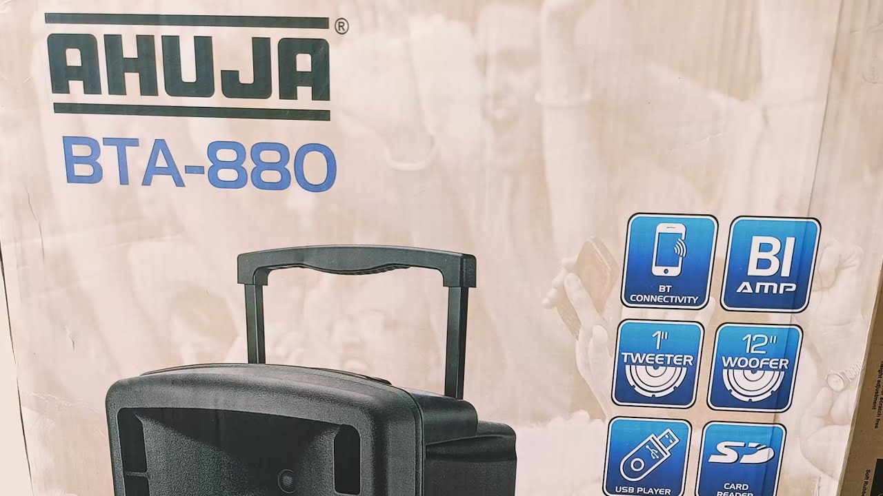 AHUJA BTA -880 ( PORTABLE SPEAKER) - YouTube