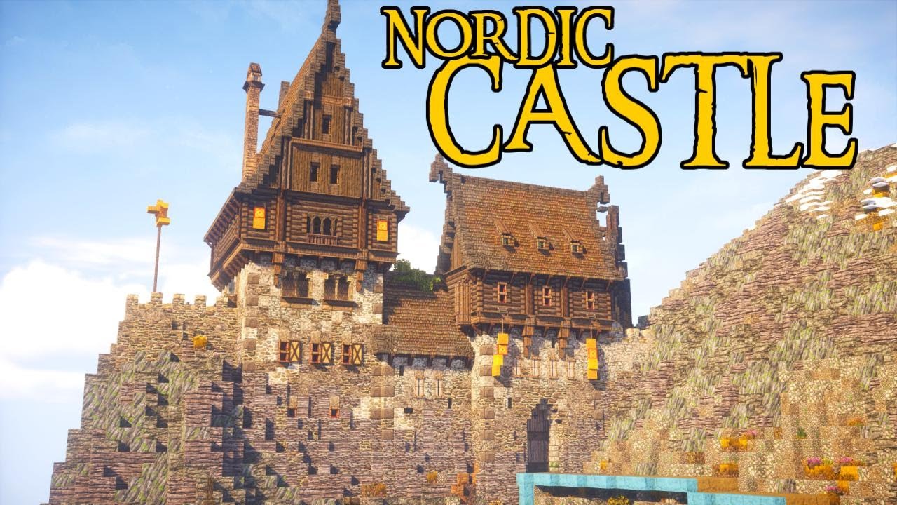 Nordic Minecraft Castle Timelapse - YouTube