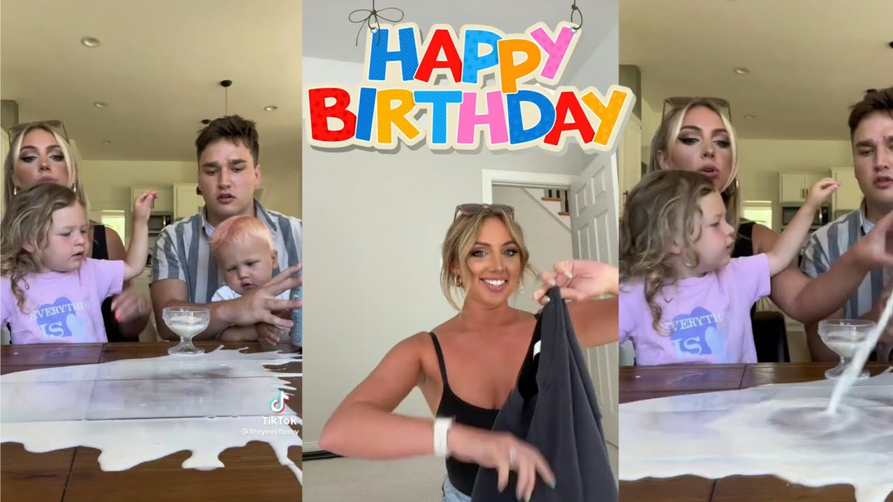Happy Birthday Aunt Emily| Yeet baby| Marleigh and Chris| Tik tok TV.21 ...