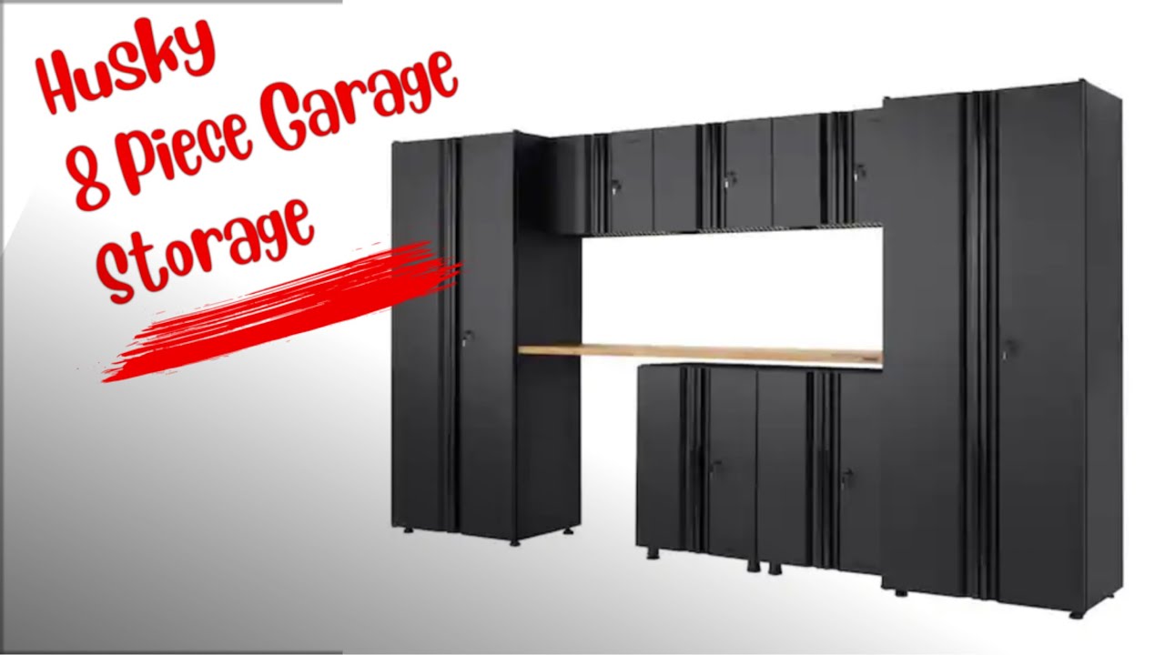 Husky 8 Piece Garage Storage - Worth It?- - YouTube