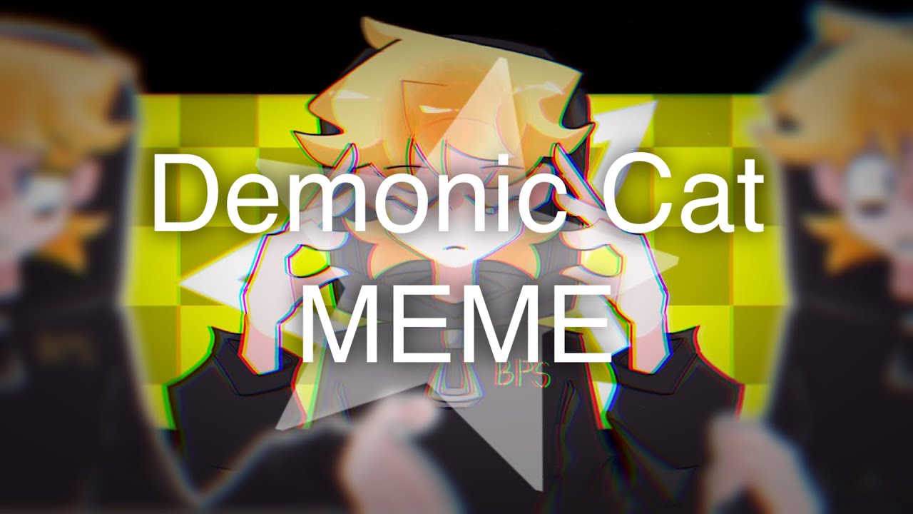 Demonic cat || meme || the Mandela catalogue - YouTube