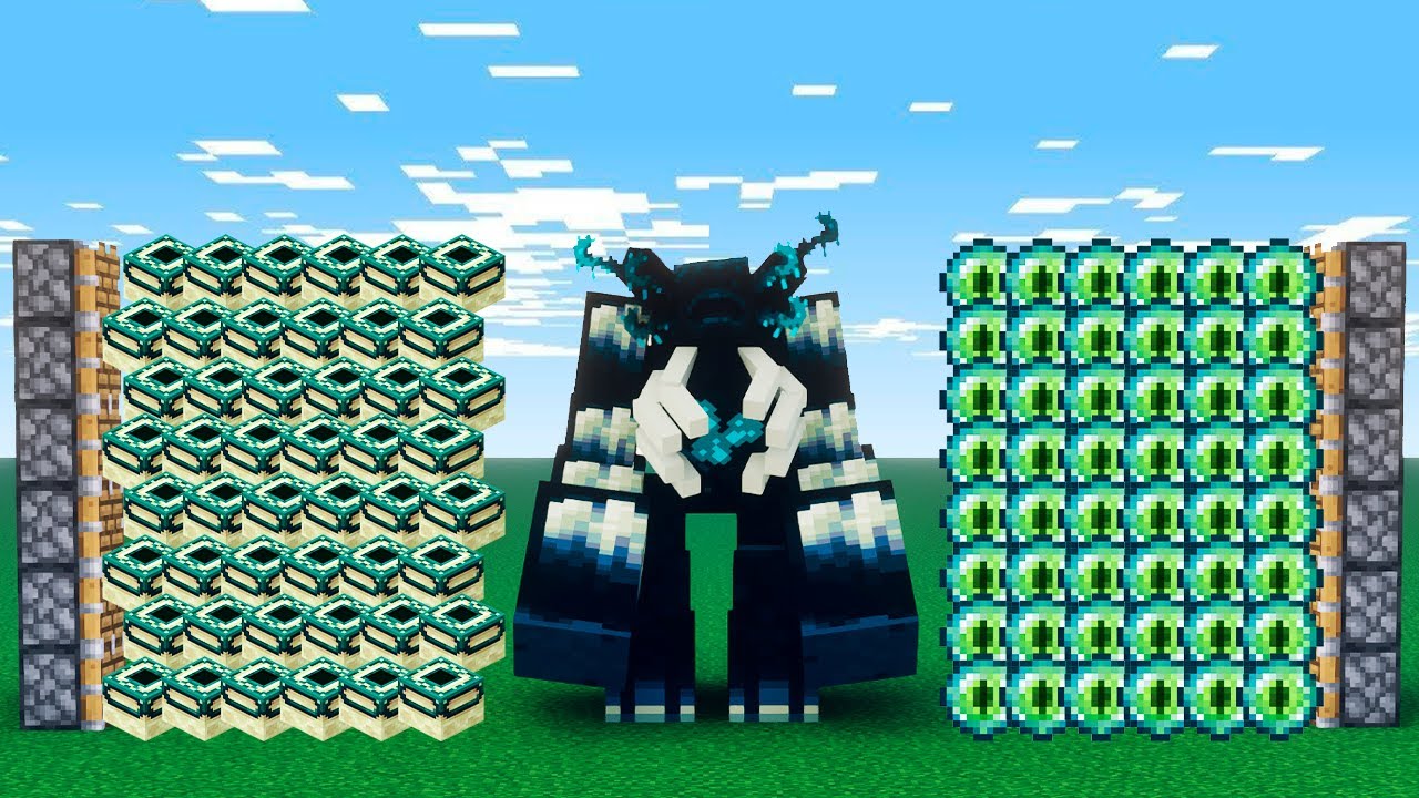 10000 ender portal + warden mutant + 10000 ender of eye = ? - YouTube