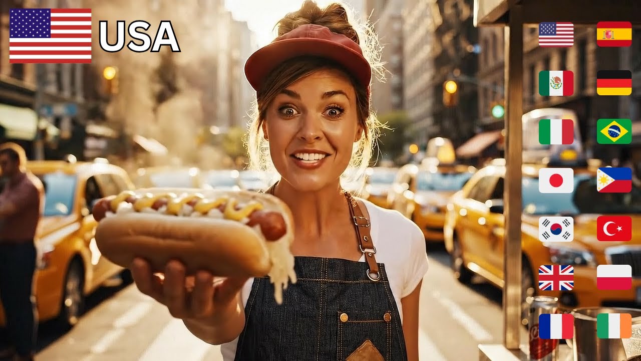 Is American Street Food Actually The Best? 🇺🇸 vs 13 Countries (4K ...