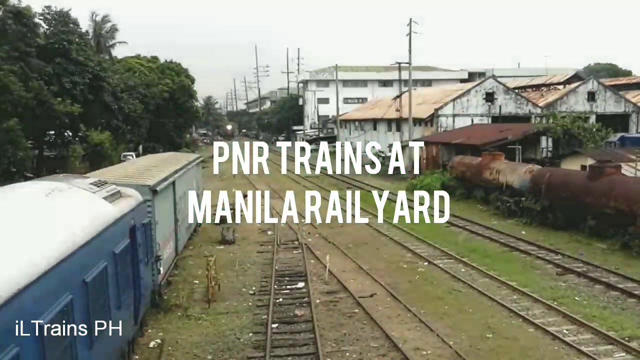 PNR Trains at Manila Railyard - YouTube