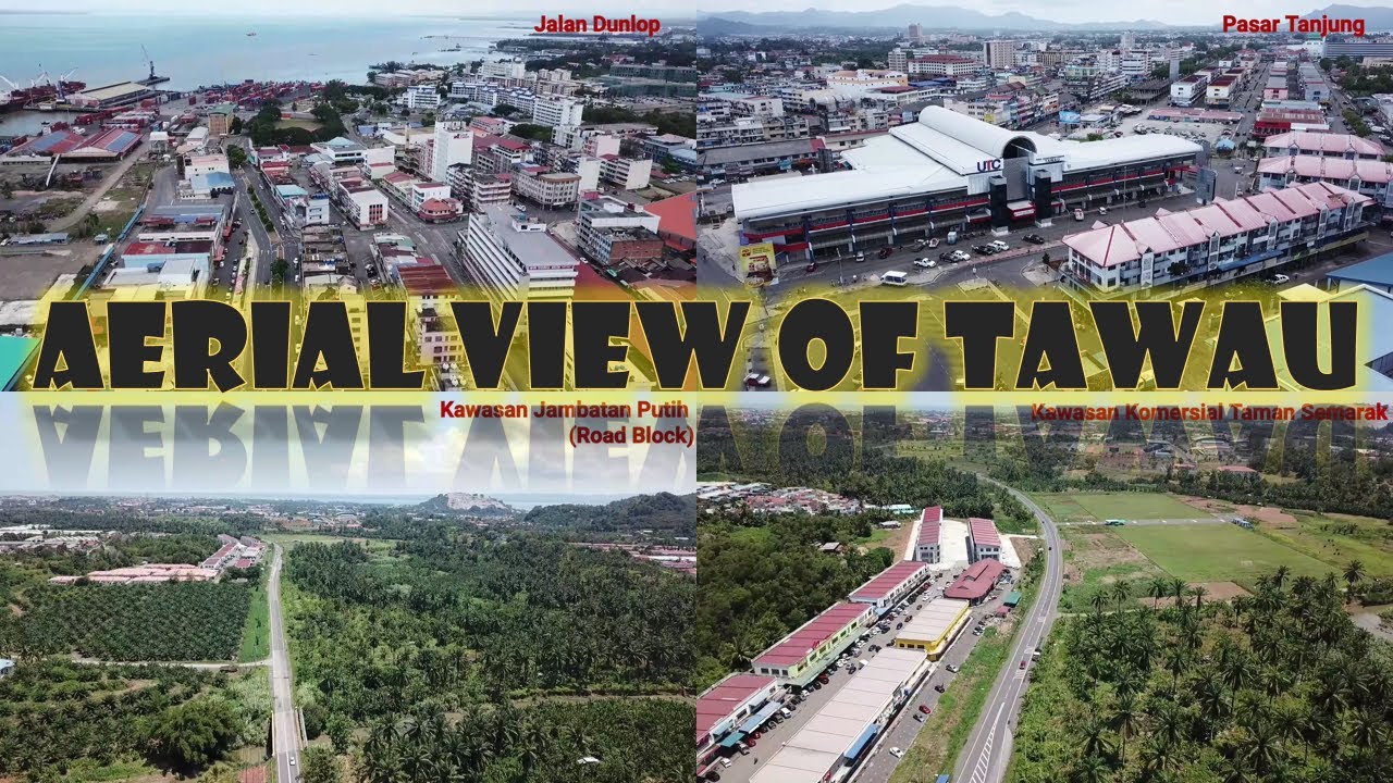 Aerial View in Tawau During MCO - Pemandangan Udara Di Tawau Semasa PKP ...