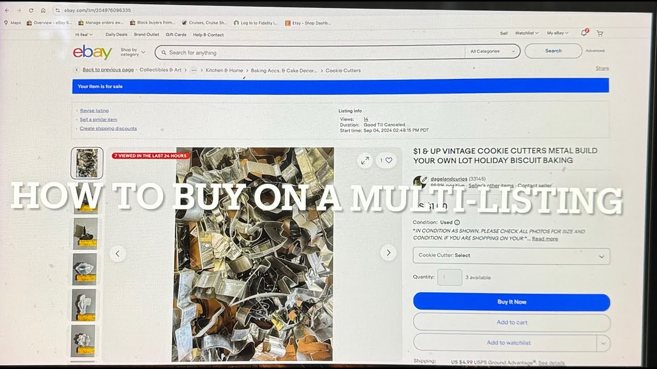 How to buy from an eBay Multi-listing it's really simple shop up to 250 ...