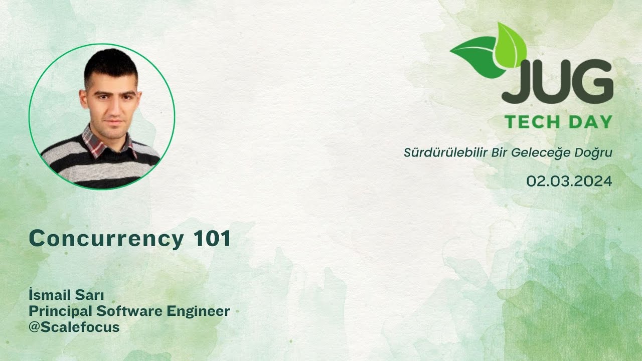 Concurrency 101_İsmail Sarı @Scalefocus - YouTube