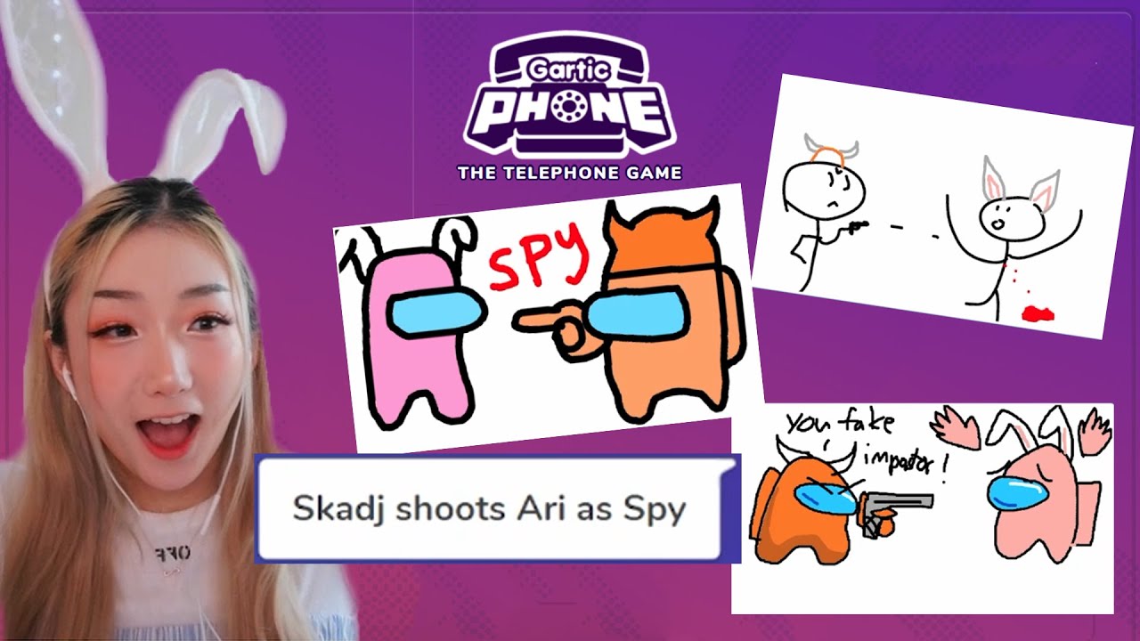 Best Drawing Game EVER | Gartic Phone | Aribunnie - YouTube