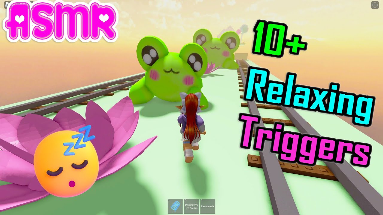 ASMR Roblox 🍀 Frog Obby 🐸 10 Relaxing Triggers to Help You Fall Asleep ...