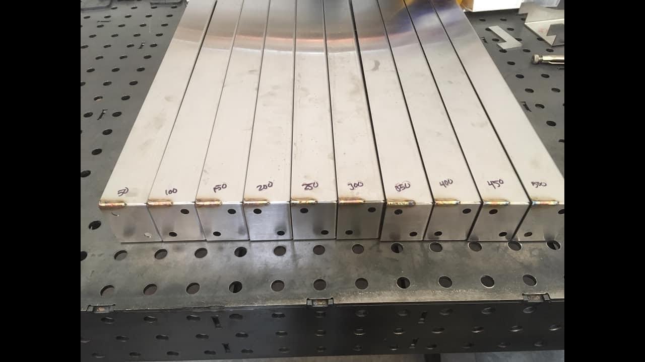 TIG Pulse Welding - 500 Pulses Per Second to 50 Pulses Per Second - YouTube