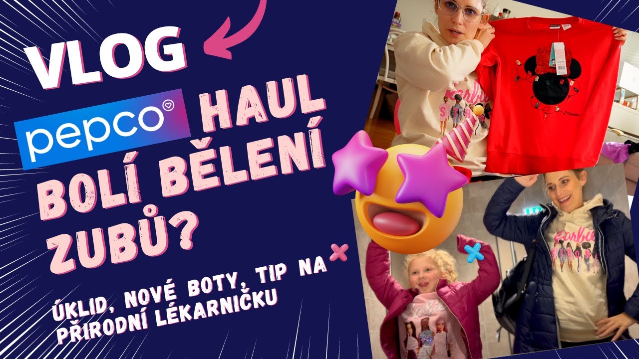 🛍 WEEKLY VLOG | VÁNOČNÍ PEPCO HAUL | JAK POKRAČUJE BĚLENÍ ZUBŮ ...