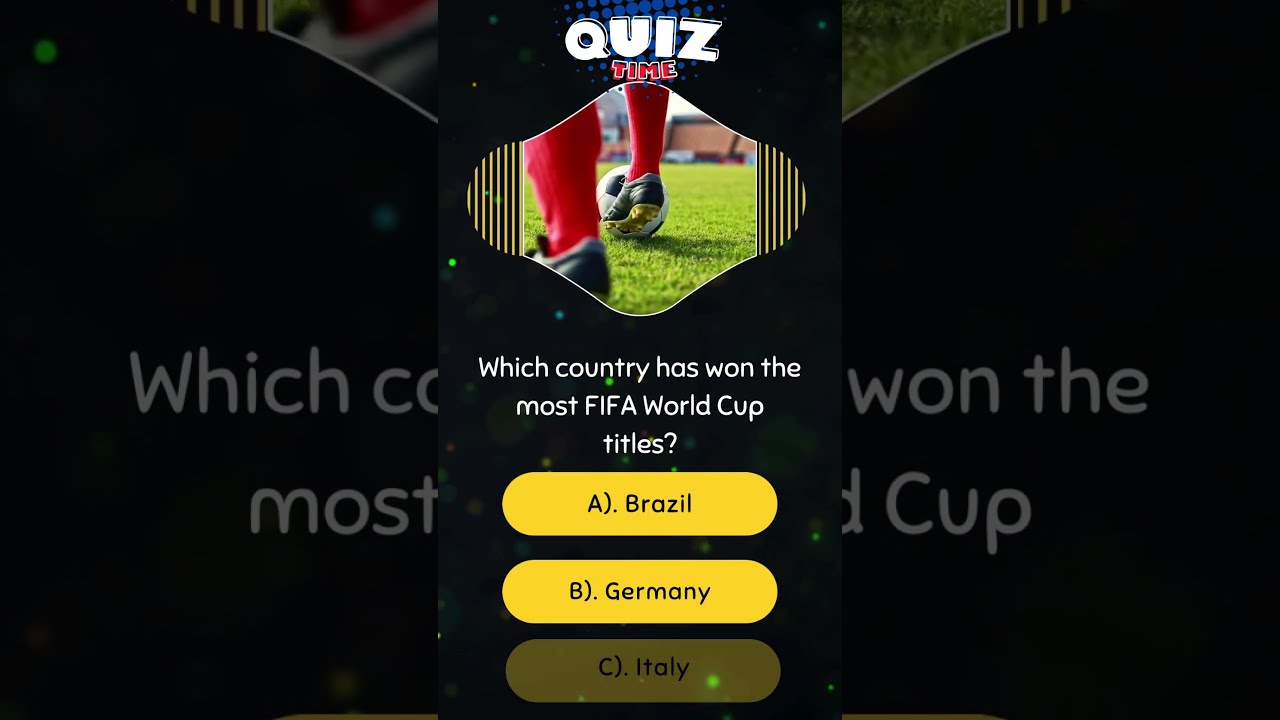 Soccer Savvy A Brain Bending Football Quiz YouTube Soccer Savvy A Brain Bending Football Quiz YouTube