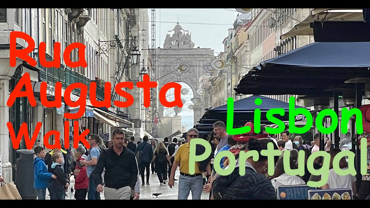 Virtual Lisbon - Arco da Rua Augusta walk - YouTube