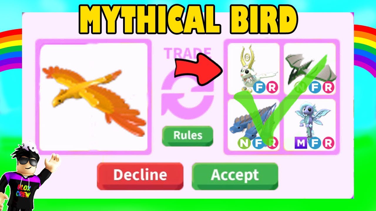 I Traded the *NEW* Phoenix in Adopt Me! (Mythic Egg Event) - YouTube