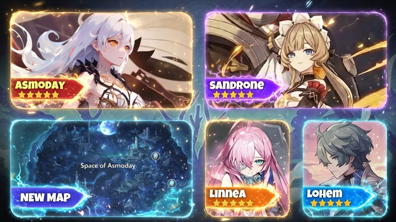 NEW UPDATE! ASMODAY MAP RELEASE IN 6.5 + Linnea, Lohen & Sandrone Kits ...