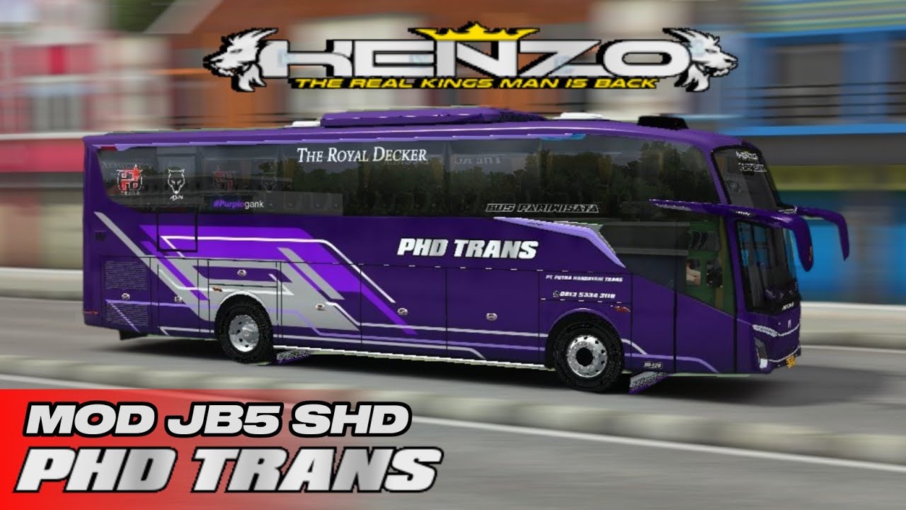 SHARE MOD ‼️ BUS JB5 SHD SPECIAL PHD TRANS || BUSSID V4.3.4 - YouTube