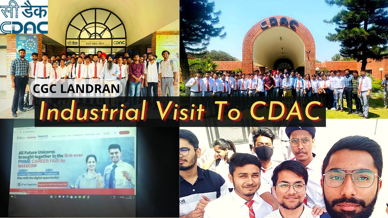 Industrial Visit To C-DAC Mohali | CGC Landran BTech IT |Centre For ...