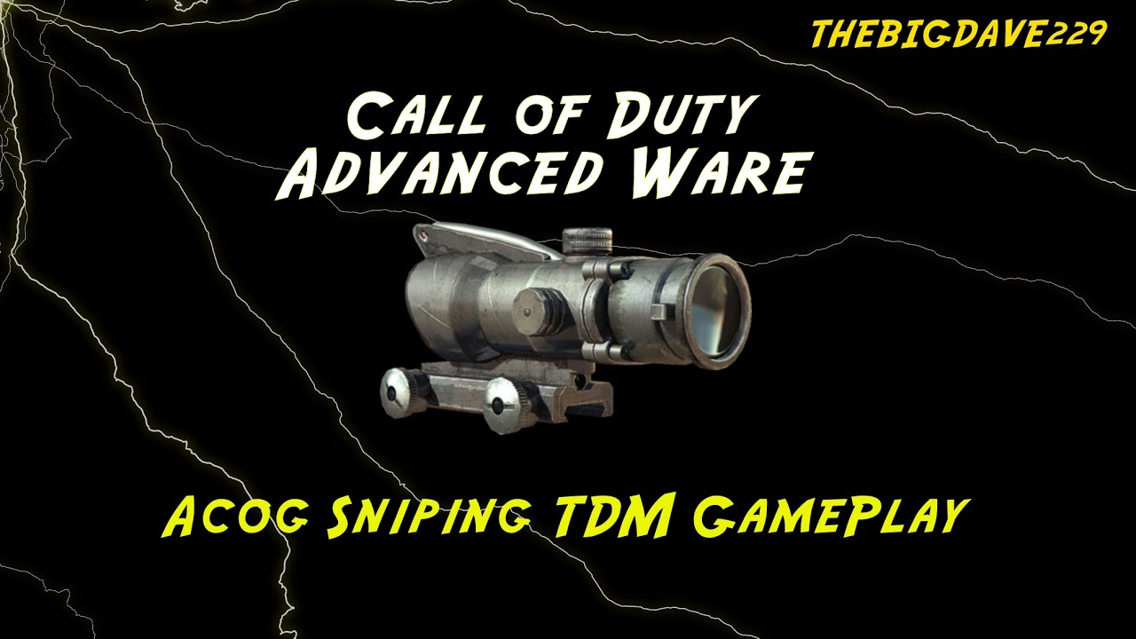Call of Duty: Advanced Warfare Acog Sniper GamePlay on Instinct - YouTube