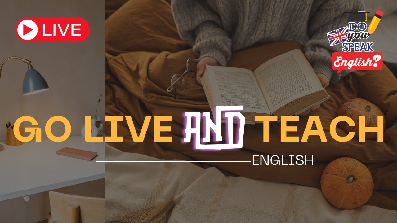Online basic english Live with me! - YouTube