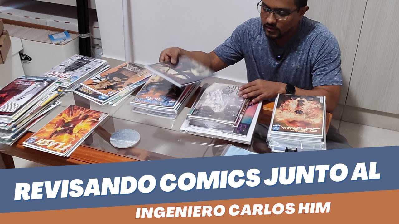 ENTREVISTA REVISANDO HAUL DE COMICS JUNTO AL INGENIERO CARLOS HIM - YouTube