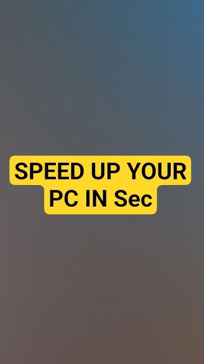 🎯 PC Tip: Speed Up Your Windows PC in Seconds (With One Setting) #howto #Shorts #TechTips # ...