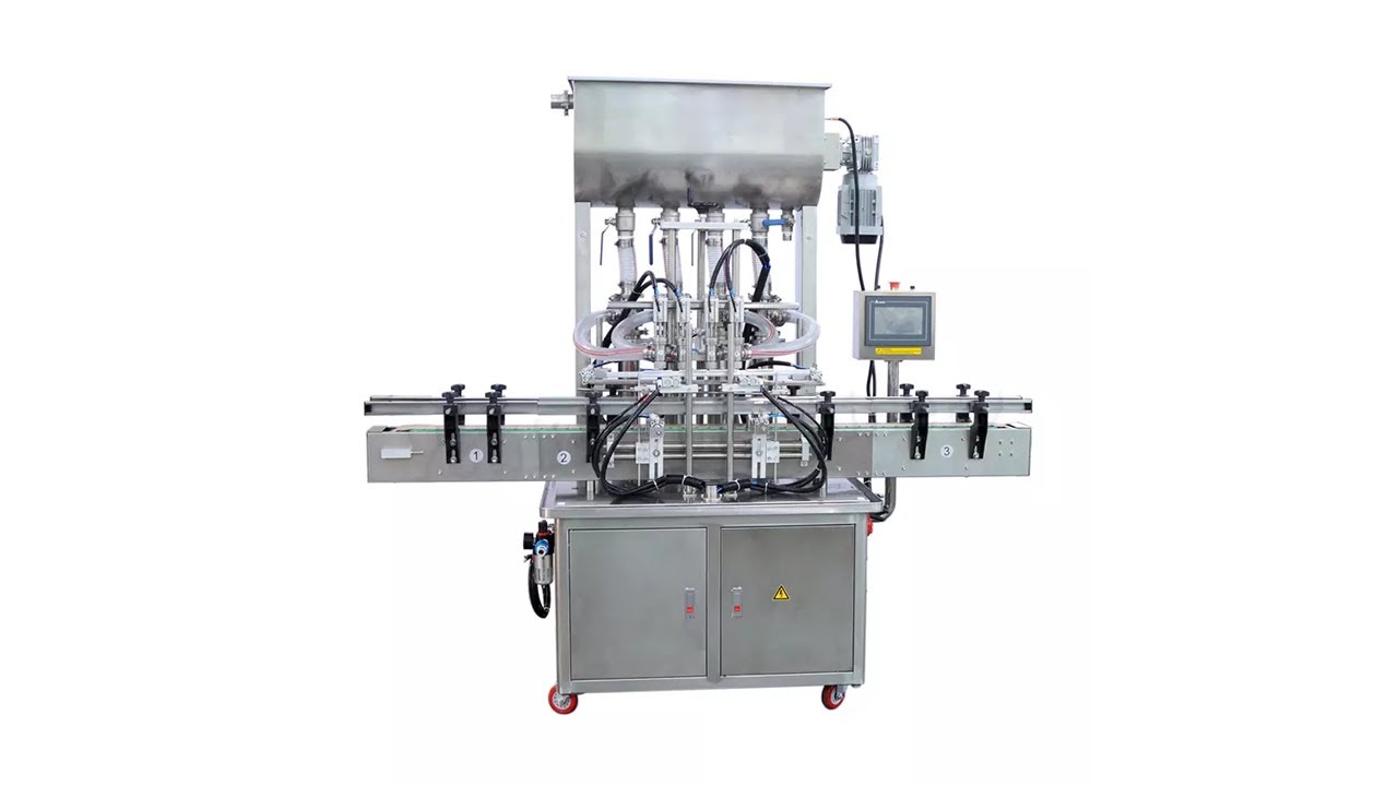 GT4T 4 Heads Fully Automatic Piston High Viscosity Cream Paste Bottle ...