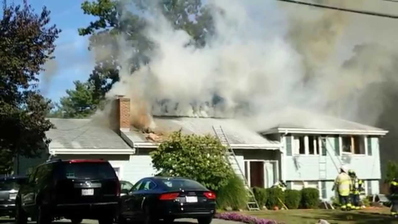 Norwood, MA Fire 2014-09-14 - YouTube