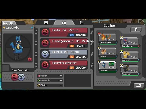 COMO CONSEGUIR UM LUCARIO NO COBBLEMON DO MINECRAFT - YouTube