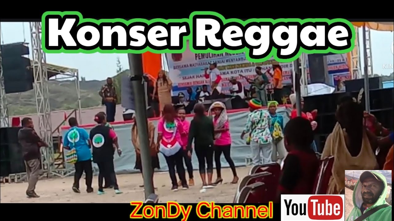 Konser Reggae Paniai B.M.V Kaido Rasta Band - YouTube