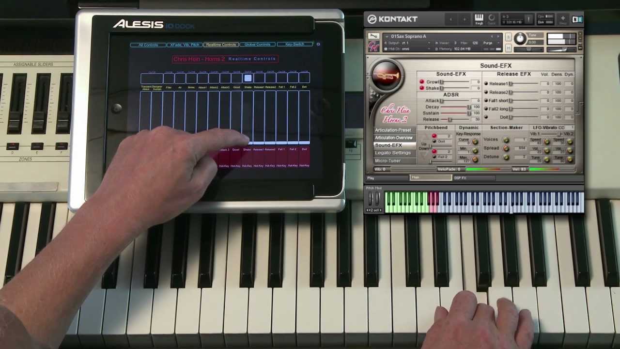 Chris Hein - Horns Pro Tutorial 11 "Sound-EFX - Sound-EFX, ADSR, Release-EFX" - YouTube
