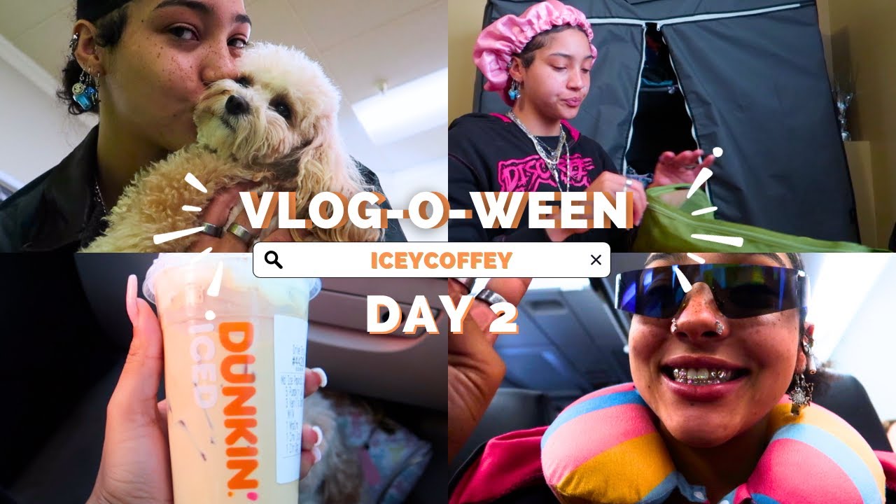 VLOG-O-WEEN DAY 2 : ATL TO HOU | ICEYCOFFEY - YouTube
