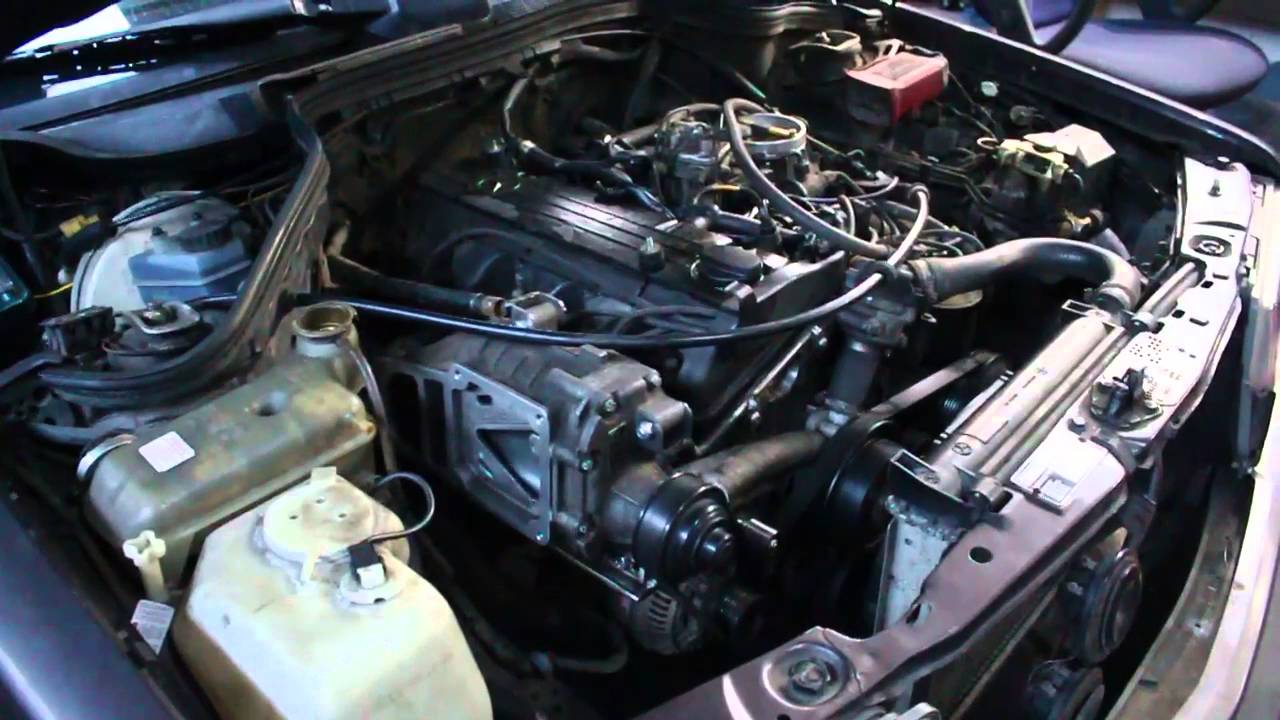 Supercharged 190e w201 first start - YouTube