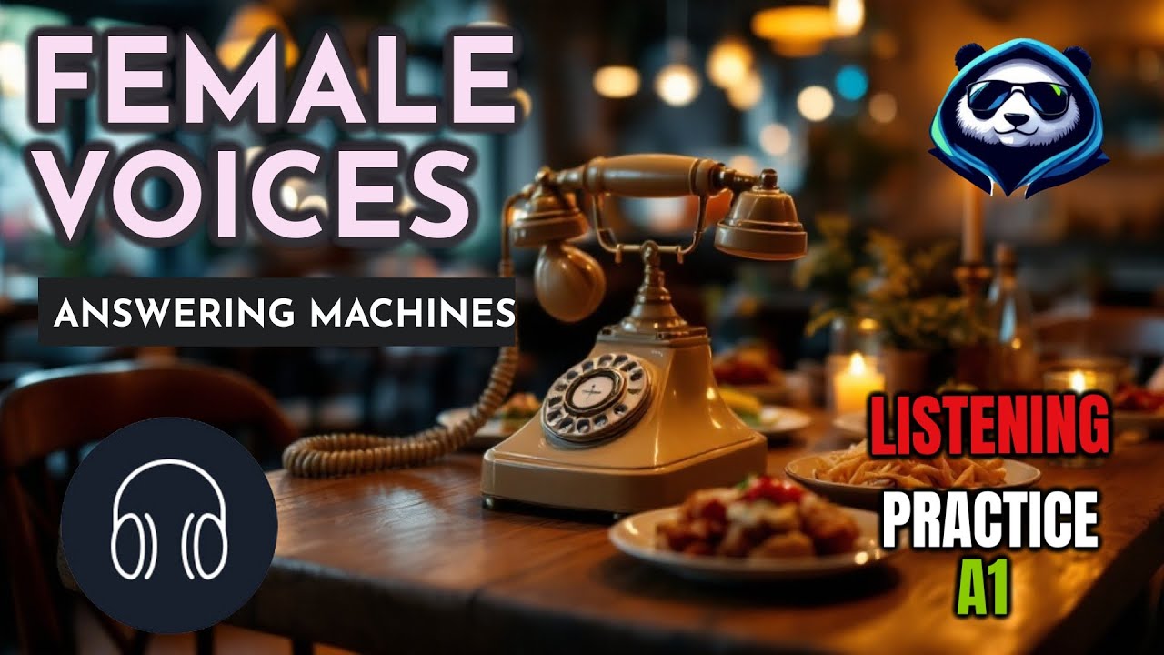 Female answering machines👂 Beginner Listening Practice: Master Phone ...