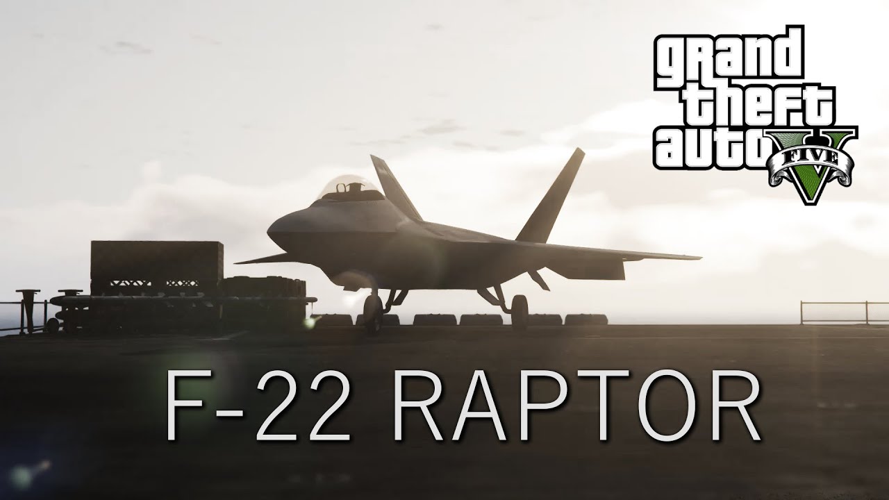 GTA V PC - Mod Showcase - F-22 Raptor - YouTube