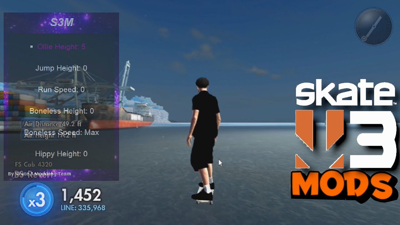 INSANE MODS IN SKATE 3 - YouTube