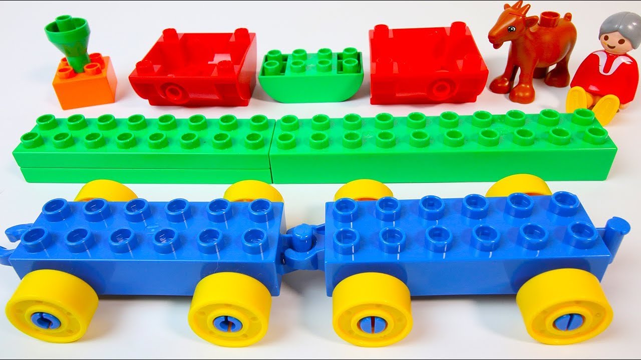 Learn Colors and to Build Duplo Farm Vehicles | Building Blocks Toys ...