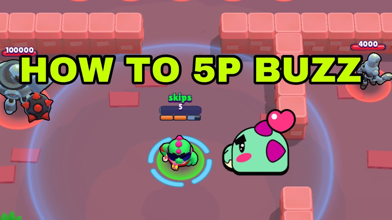 How To 5Hp Buzz in training Cave (Brawl Stars) - YouTube