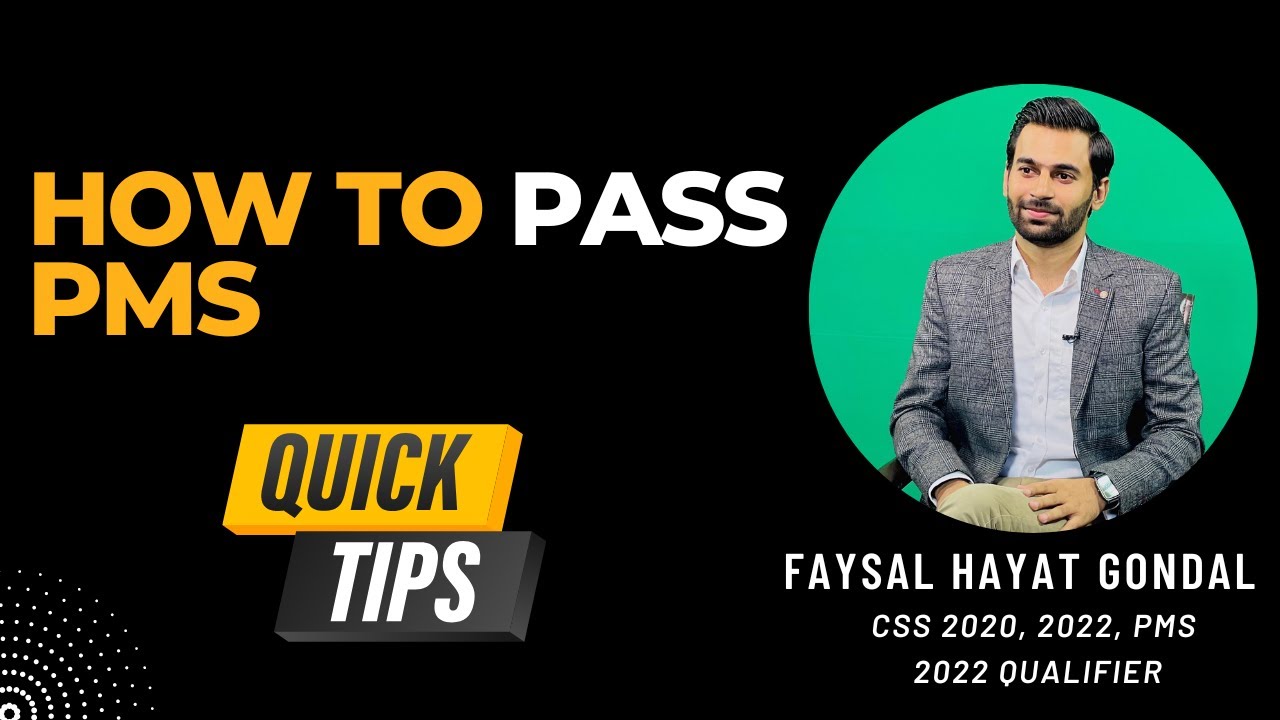 Guidelines for PMS| How to Pass PMS in Short Time| Subject Selection ...