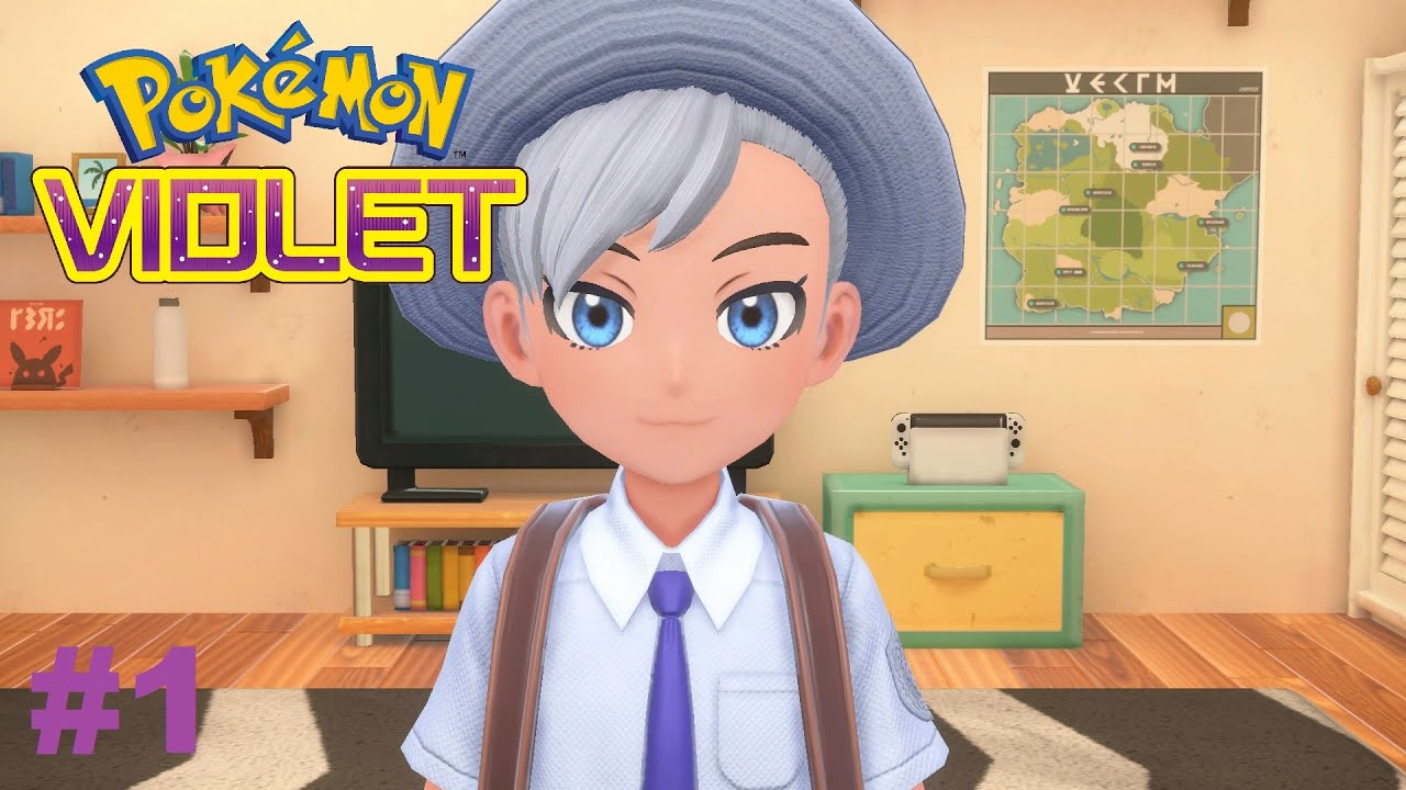 Pokemon Violet Walkthrough Gameplay Part 1! Character Creation ...