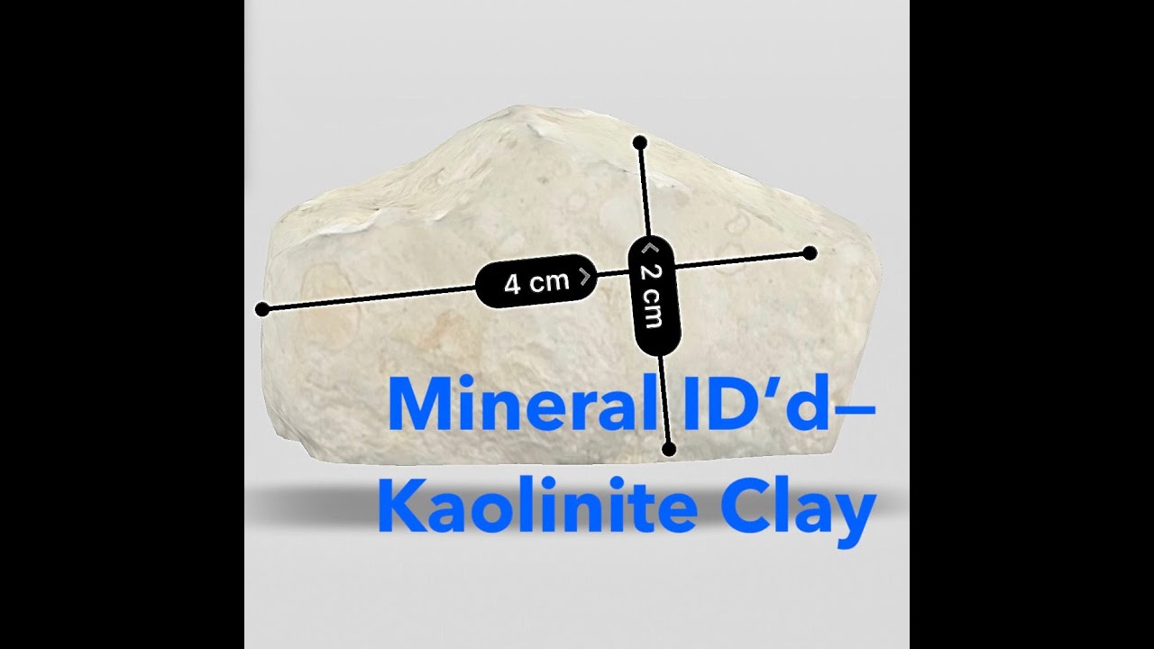 Kaolinite mineral identified--Kaolin clay - YouTube