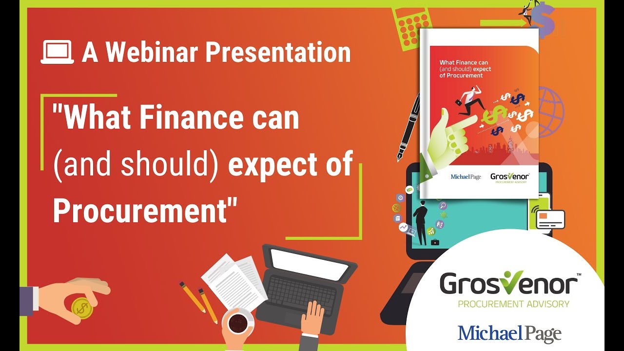 What Finance can (and should) expect of Procurement - A Webinar - YouTube