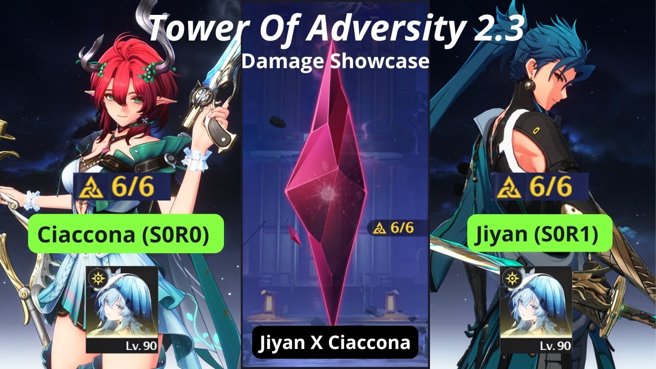 Tower Of Adversity 2.3 - Jiyan X Ciaccona (Damage Showcase) | Wuthering ...