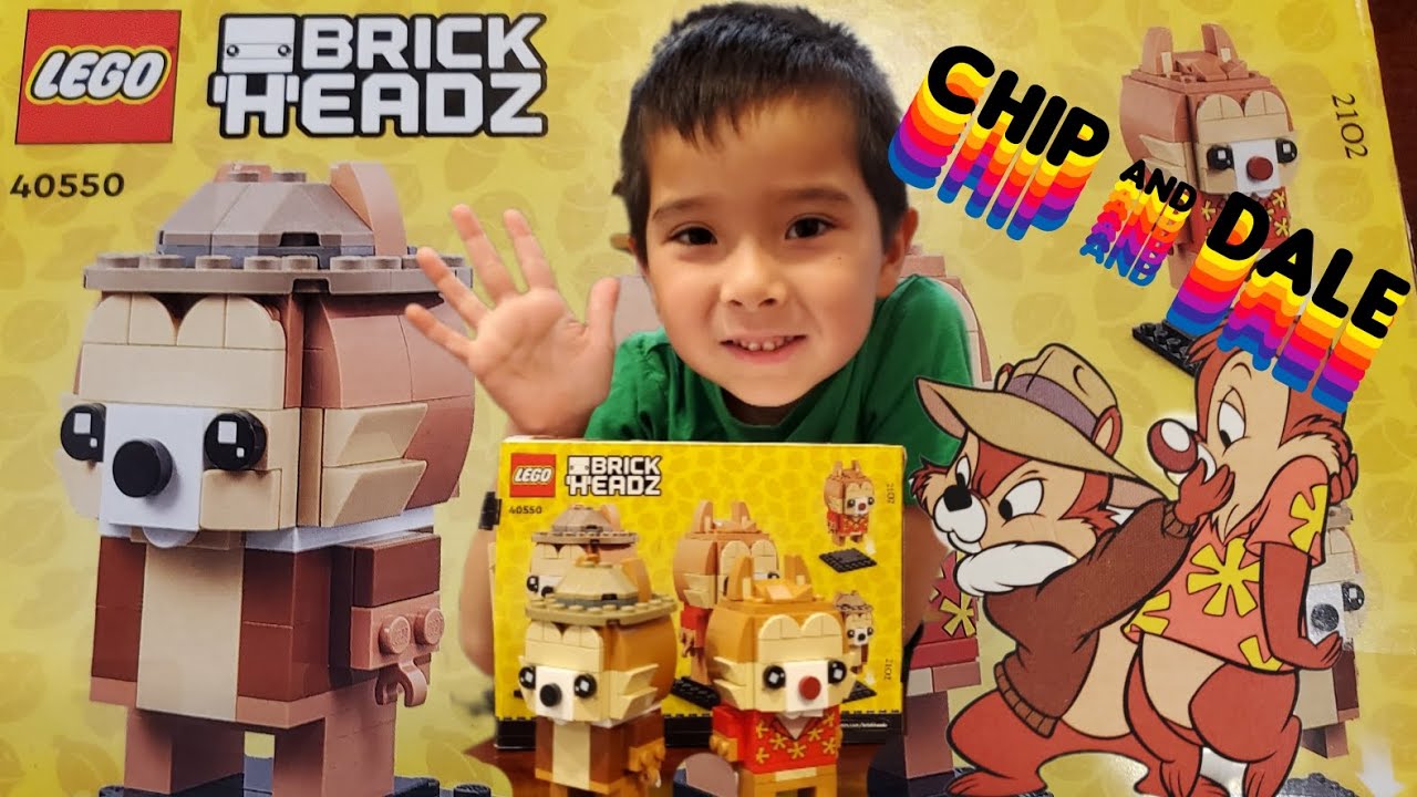 [LEGO w/Milo] Chip & Dale- |BrickHeadz 40550|- Can he finish both? # ...