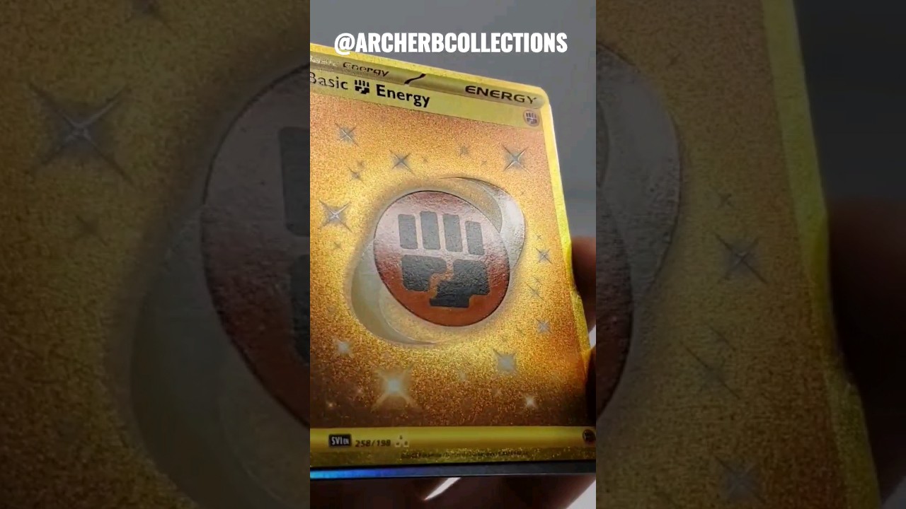 Basic Fighting Energy! Hyper Rare 258/198 Scarlet & Violet! - YouTube