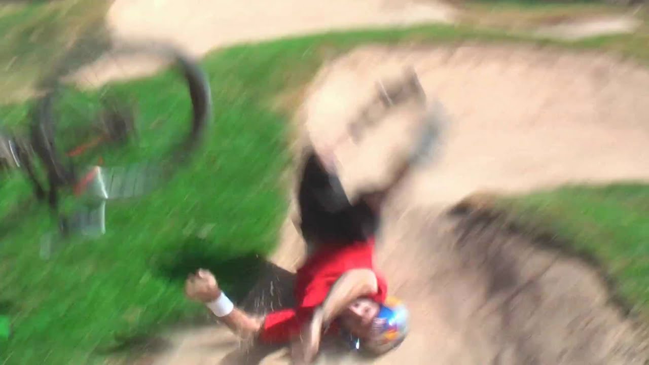 Dan Doron Crashs at the pump track - YouTube