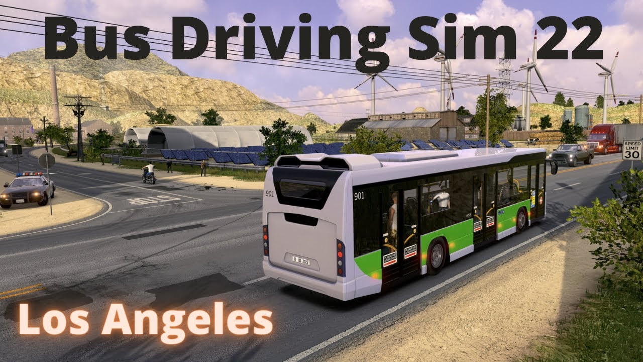 Bus Driving Sim 22 California Gameplay - YouTube