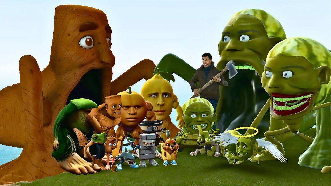 NEW LOVE STORY OF SEA EATER TUNG TUNG SAHUR WITH SEA Lin Gang Melon In ...